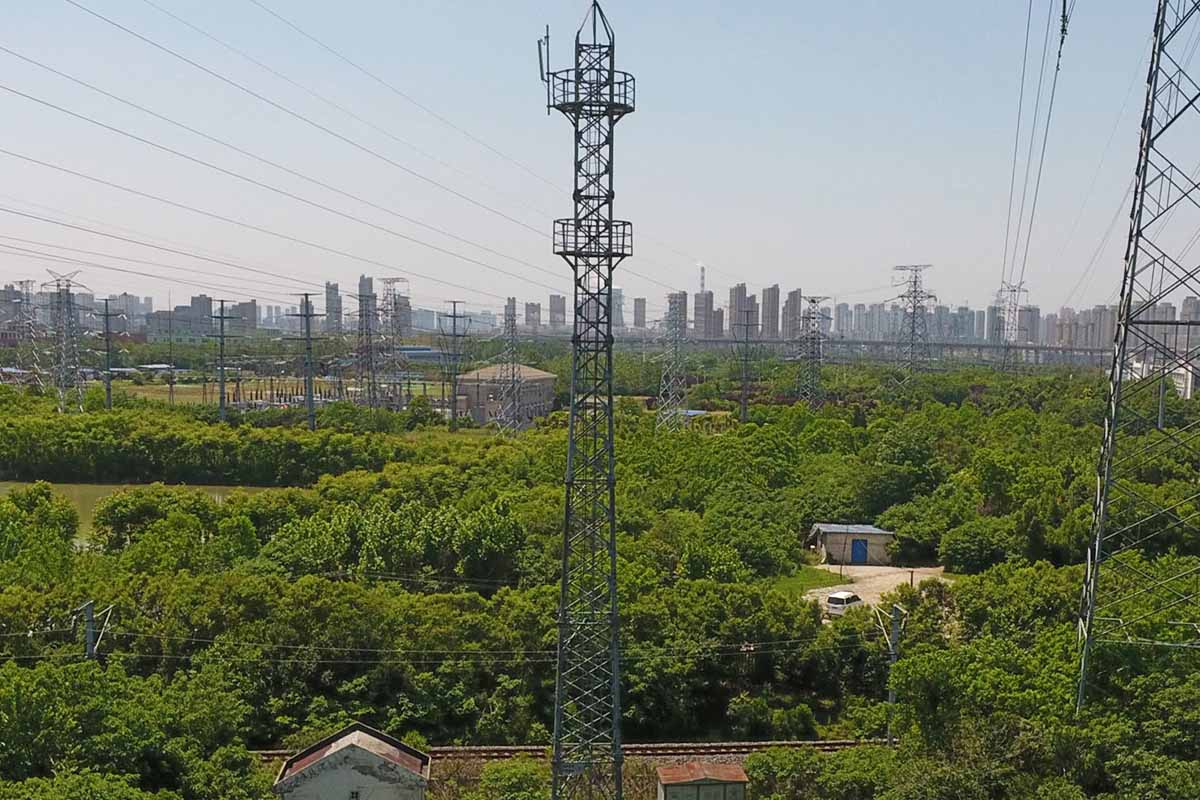 4 legged Self supporting steel lattice Communication tower – jielian Power Transmission Line Tower