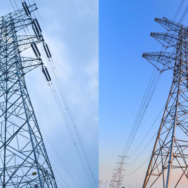 Angular communication lattice tower – jielian Power Transmission Line Tower