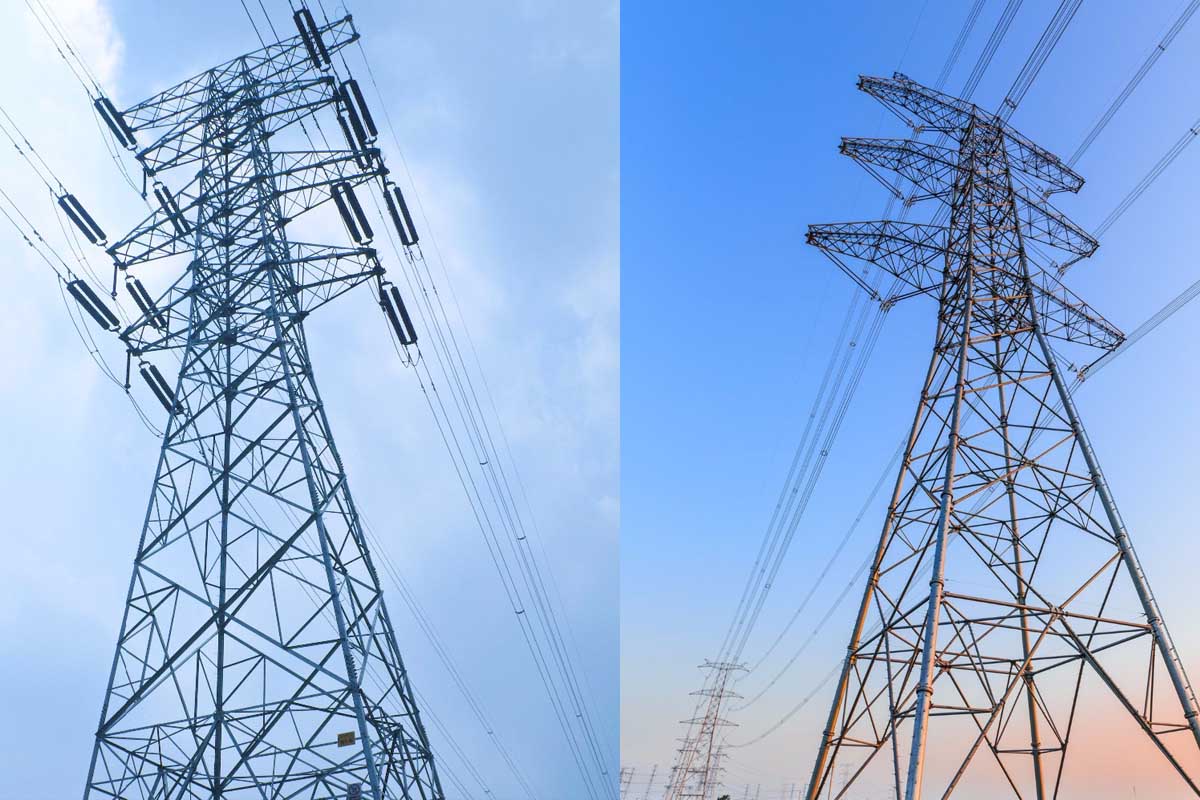 Angular communication lattice tower – jielian Power Transmission Line Tower Angular communication lattice tower – jielian Power Transmission Line Tower